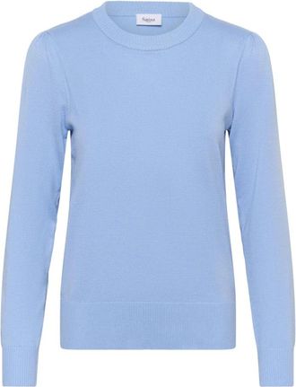 Saint Tropez Femme, Pulls, Bleu, Taille: 36 FR Mila Pulls &agrave; col rond