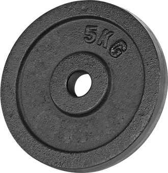 Sport-Tec Hantelscheibe aus Gu&szlig;eisen 0,5kg bis 20kg, Bohrung &Oslash; 3cm, St&uuml;ck