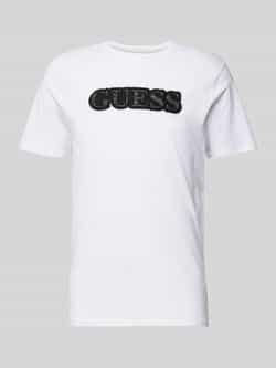 Guess T-Shirt mit Label-Stitching