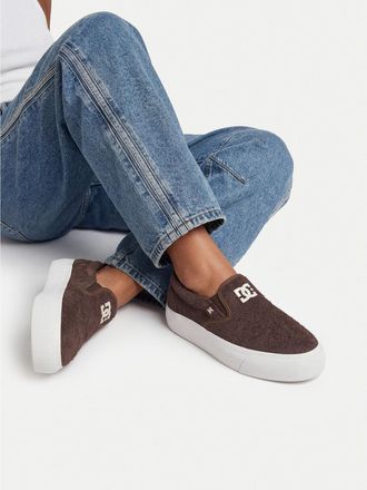 DC Sneakers aus Stoff DC Shoes CEO-LEA-ZL-0011 Dunkelbraun