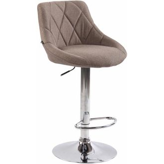 Clp Cuisine de bar &agrave; tabouret en tissu pivotant r&eacute;glable avec des repousses de pied de diff&eacute;rentes couleurs Couleur : Toilette