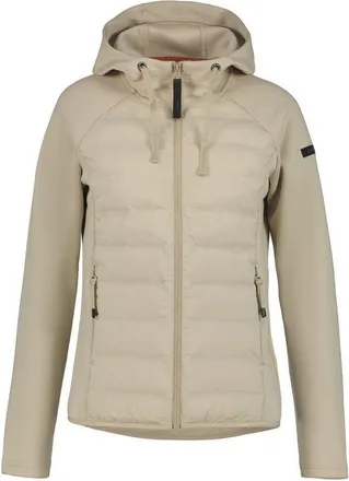 Icepeak Hybridjacke ICEPEAK ASHBURN mit fester Kapuze und Kordelz&uuml;gen, aus 4-Wege-Stretch-Material
