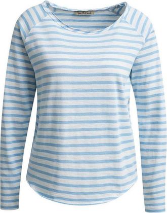 Smith & Soul Rundhalsshirt mit offenen Kanten