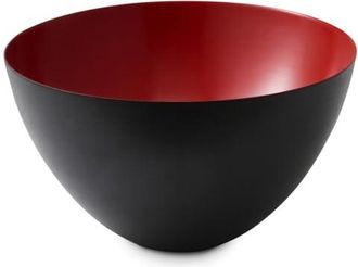 NORMANN COPENHAGEN Norman Copenhagen Krenit Deko Schale, Stahl, rot, 14x25cm