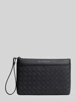 Tommy Hilfiger Kulturbeutel/ Kosmetiktasche mit Logo-Schriftzug Modell MODERN MONOGRAM POUCH