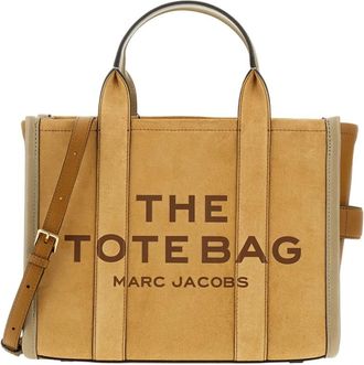 Marc Jacobs Femme, Sacs, Beige, Taille: ONE Size The Suede Medium Tote Bag