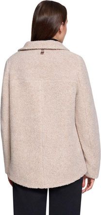Gil Bret Wolljacke Teddyjacke mit Knopfleiste und Stehkragen - mit Wolle