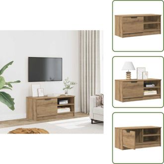 vidaXL TV-Schrank Artisan-Eiche 80x35x36,5 cm Holzwerkstoff - TV-Schrank - TV-Schr&auml;nke - TV-St&auml;nder - TV-Board