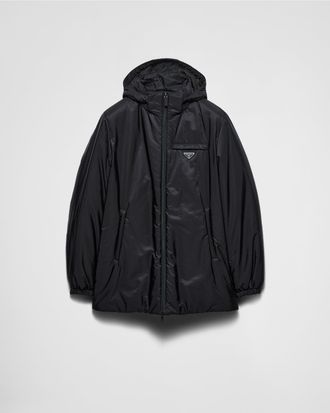 Prada Mittelschwere Daunenjacke aus Re-Nylon