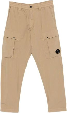 C.P. Company C.p. Company, Homme, Pantalons, Beige, Taille: L Pantalon Cargo 50 Fili Stretch Lens