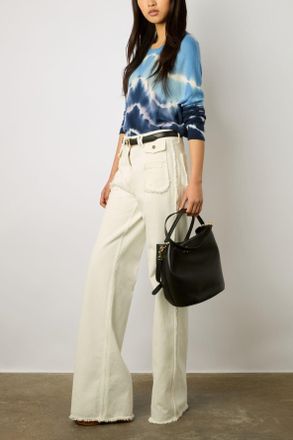 Gerard Darel Pull cachemire tie and dye - LUA - Bleu ocean