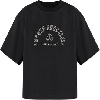 Moose Knuckles Femme, Tops, Noir, Taille: 40 FR True North T-Shirt