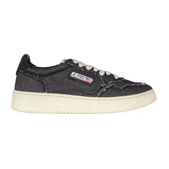 Autry Denim Sneakers mit Fransigen Details - - Shoes - Damen - Schwarzk - 36 EU