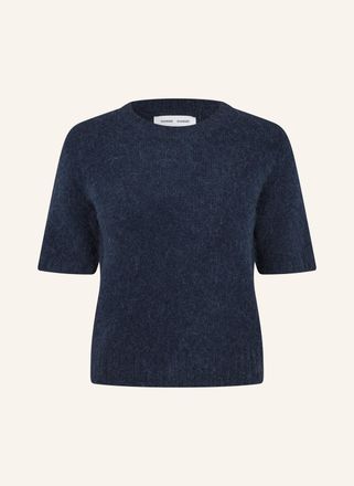 Sams&oslash;e & Sams&oslash;e Sams&oslash;e Sams&oslash;e Strickshirt Sajeanne Mit Alpaka blau