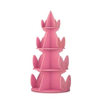 Generic 4-stufiges baumf&ouml;rmiges B&uuml;cherregal, 360&deg;-B&uuml;cherregal, kreativ gebogenes vertikales B&uuml;cherregal, geeignet for die Aufbewahrung von B&uuml;chern, Comics und