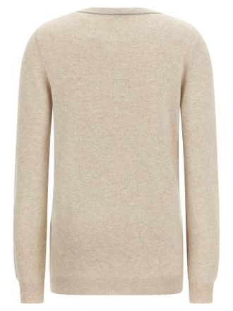 Brunello Cucinelli Womens Beige Cashmere Cardigan Clothing