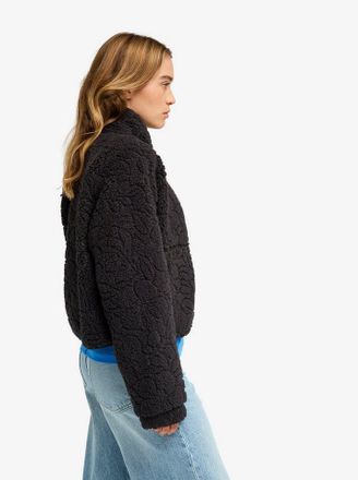Roxy Fleecejacke BLURRY CLOUD f&uuml;r k&uuml;hle Tage, aus Polyester, leichtes Material, sportlicher Stil