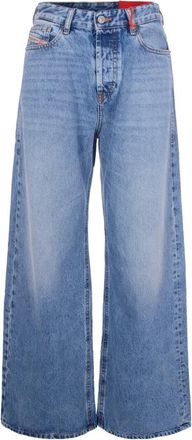 Diesel Femme, Jeans, Bleu, Taille: W27 Wide Jeans