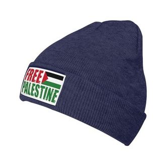 Generic Classique Beanie pour Homme, Palestine Libre! Je Soutiens la Palestine, &Eacute;pais Casquette Tricot&eacute;, Bonnet Hiver Chaud Tricot pour Ski, Femme, Adultes