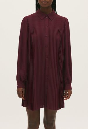 Claudie Pierlot Robe courte pliss&eacute;e
