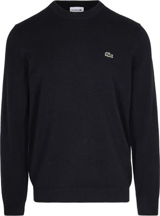 Lacoste Pullover mit Logo-Patch - Schwarz