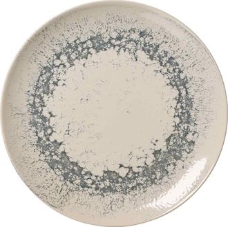 Ritzenhoff & Breker Cecina Speiseteller, 26 cm, Moderner Essteller im Manufaktur-Look, Mix & Match-Geschirr, Spülmaschinenfest und Alltagstauglich, Steinzeug, Graphit