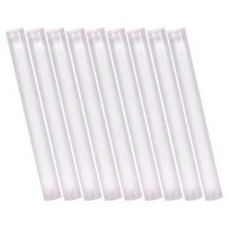 Hemobllo 9 St&uuml;ck Durchsichtige Acryl R&auml;ucherst&auml;bchenr&ouml;hrchen mit Abnehmbarem Deckel Aufbewahrungsbeh&auml;lter f&uuml;r Agilawood Sandelholz R&auml;ucherwerk Tragbarer R&auml;uche