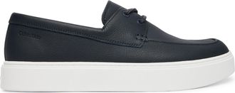 Calvin Klein Halbschuhe Calvin Klein Hybrid Clean Boat Shoe Lth HM0HM02233 Dunkelblau