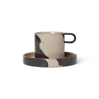 Ferm Living Tasse Inlay - Beige - Grès émaillé - Designer Trine Andersen