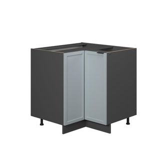 Vicco K&uuml;chenschr&auml;nke Fame-Line, Hellblau-grau, 80.5 cm ohne Arbeitsplatte