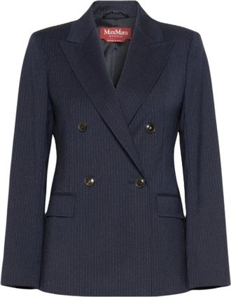 Max Mara Damen, Jacken, Blau, 2XLGr&ouml;&szlig;e