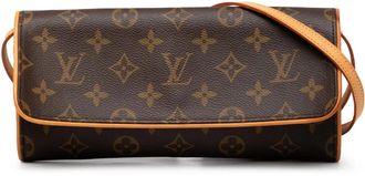 Louis Vuitton Hobo Bags - Monogram Pochette Twin GM - Gr. unisize - in Braun - f&uuml;r Damen