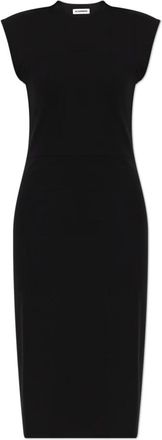 Jil Sander Femme, Robes, Noir, Taille: 44 FR Robe sans manches