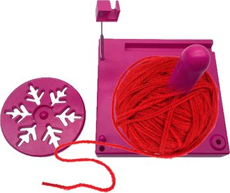 Generic Garnhalter zum Stricken - 18 cm tragbarer Spulenst&auml;nder, ABS-Spinnst&auml;nder, Bastel-Organizer-Design mit Stabiler Drehung | Garnspulenhalter f&uuml;r H&auml;kelzu