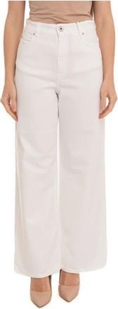 Max Mara Femme, Pantalons, Blanc, Taille: 42 FR Wkdmedina 5-pocket trousers