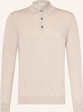 Profuomo Profuomo Strick-Poloshirt beige