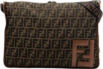 Fendi Sac bandouli&egrave;re Pre-owned en toile - Femme - Pre-owned - Brun - Taille: ONE Size