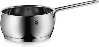 WMF Quality One Stielkasserolle 16cm ohne Deckel, kleiner Topf 1,7l, Milchtopf Induktion, Kochtopf klein, Nudeltopf Cromargan Edelstahl poliert, unbeschic