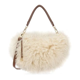 Kazar Sac &agrave; main en peau de mouton - Femme - Sacs - Beige - Taille: ONE Size