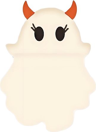 Generic Mini-Figuren Ghost-0,98 x 0,59 x 1,38 in Telefondekoration mit Schale und Stick, niedliche Dekoration f&uuml;r Halloween-Smartphone