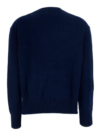 Polo Ralph Lauren Womens Long-Sleeve Cotton Pullover Blue Tops Top