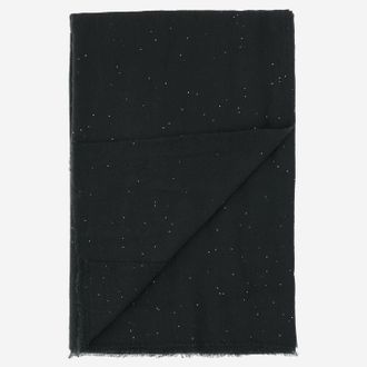 Faliero Sarti Womens Scarf Raissa Dark Green Wool Scarfs