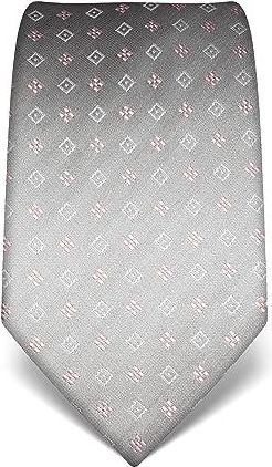 Vincenzo Boretti Cravate homme, pure soie, haute densit&eacute; de tissage, anti-t&acirc;ches, anti-salissures, hydrofuge, longue, accessoire &eacute;l&eacute;gant pour la chemise et costume - f