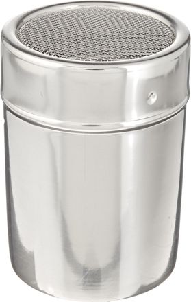 Metaltex Zucker- / Gewürzdose mit Deckel, Inox, Silber