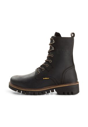 Camel Active Damen Stiefelette aus echtem Leder Schwarz, womenswear-41