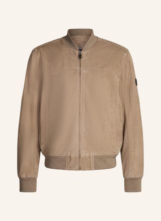 Joop Lederjacke beige