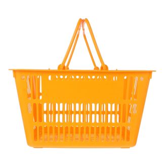 Cabilock Einkaufskorb Aus Kunststoff Mit Doppelgriffen Hoher Tragf&auml;higkeit Korrosions Und Verschlei&szlig;fest Als Warenaufbewahrungskorb Oder Ordnungskorb F&uuml;r Klein