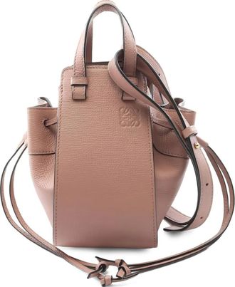 Loewe mini sac à main Hammock à lien de resserrage (années 2010) - Rose