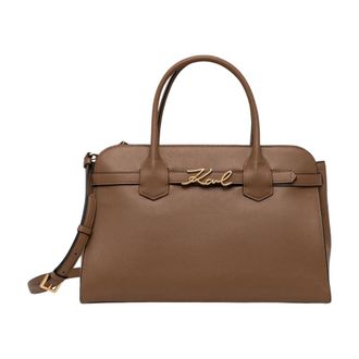 Karl Lagerfeld K/Signature Henkeltasche - - Bags - Damen - Braun - ONE SIZE