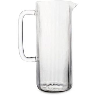 Sagaform Kitchen Karaffe aus Glas in der Farbe Transparent 1,3L, Ma&szlig;e: 9cm x 15cm x 18cm, 5018270